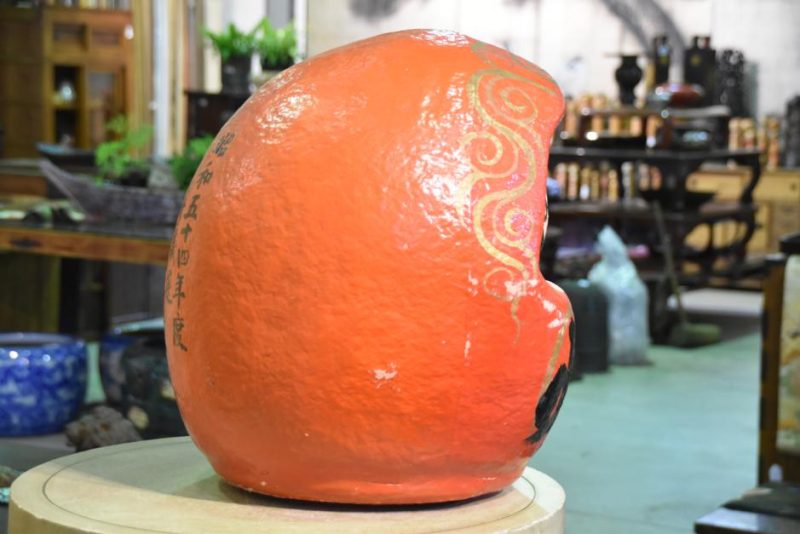 Paper Mache Daruma Head Buy Online Japanese Antiques
